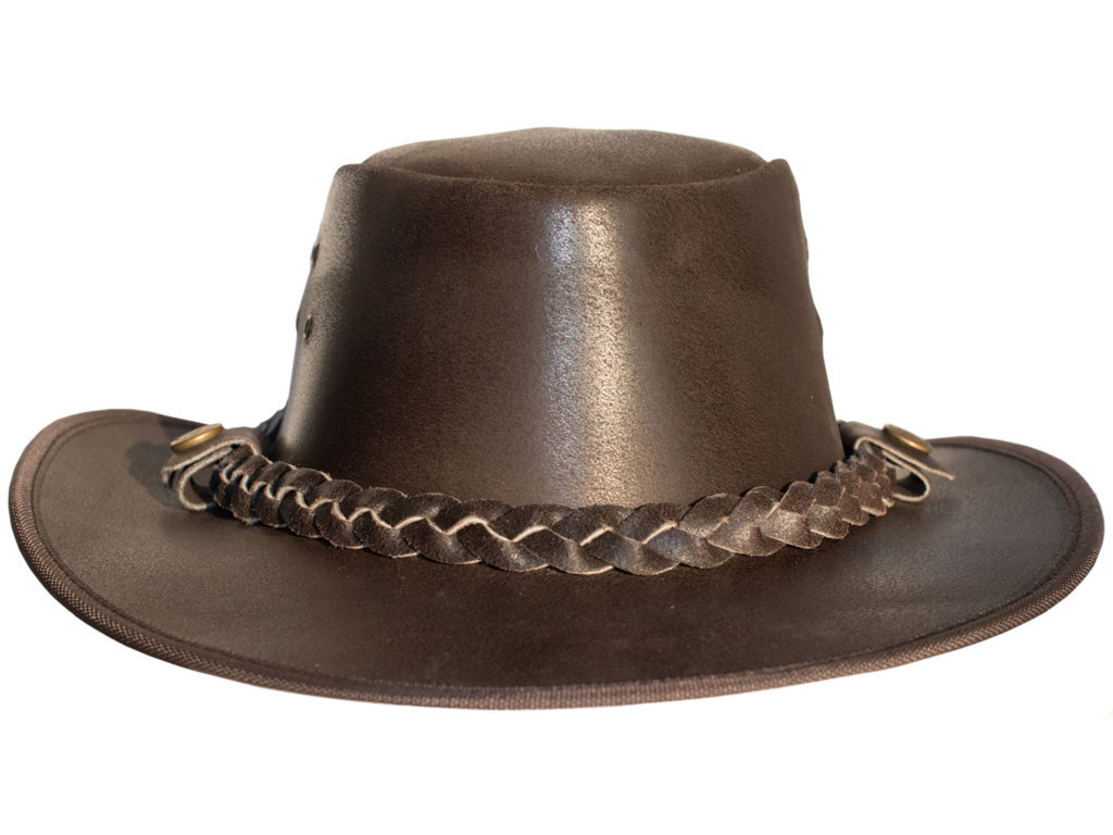 Kalap Western Bőr Hooley Rugged Earth - KLP Lovasfelszerelés