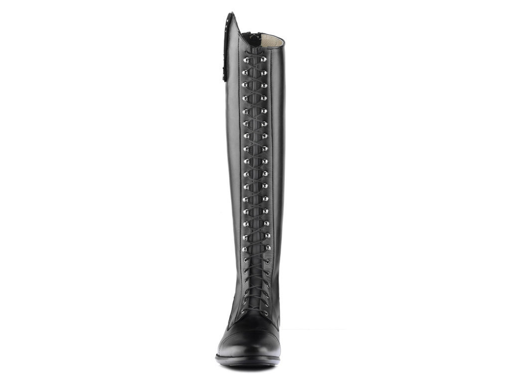 Tattini Akita Laced High Shin Long Riding Tall Boots - Tattini Riding